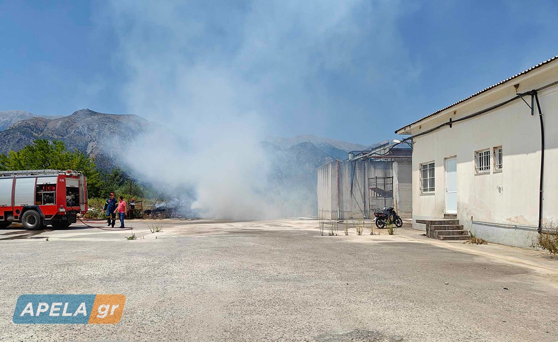 Φωτιά στο εργοστάσιο ΛΑΚΩΝΙΑ στη Σπάρτη | ΛΑΚΩΝΙΑ | ΕΙΔΗΣΕΙΣ ...
