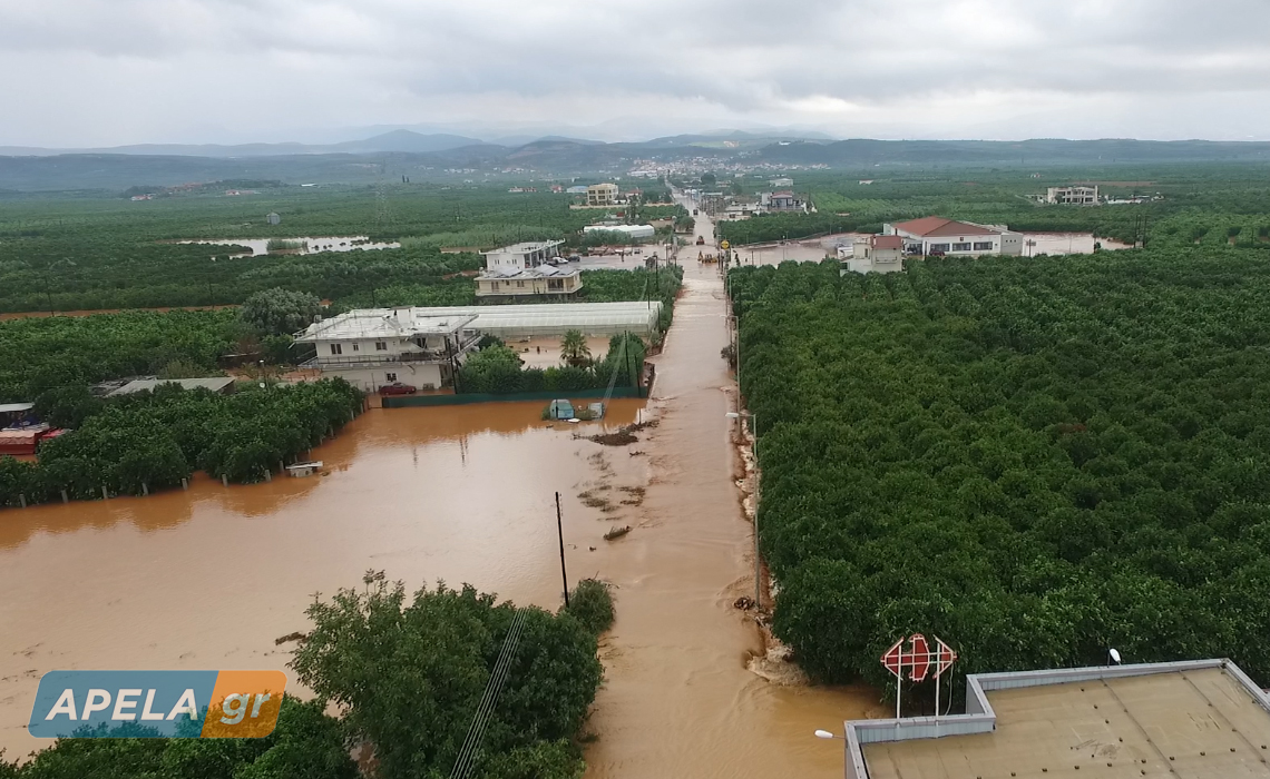 Καταγραφή ζημιών από τις πλημμύρες στους Δήμους Ανατολικής Μάνης και ...